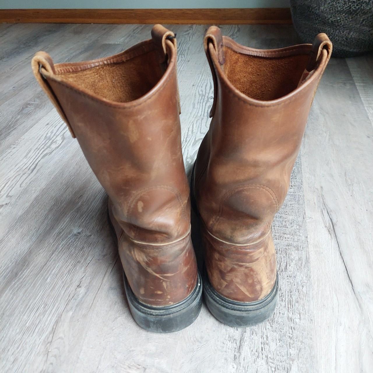 Vintage Red Wing Boots These cowboy/work boots are... - Depop
