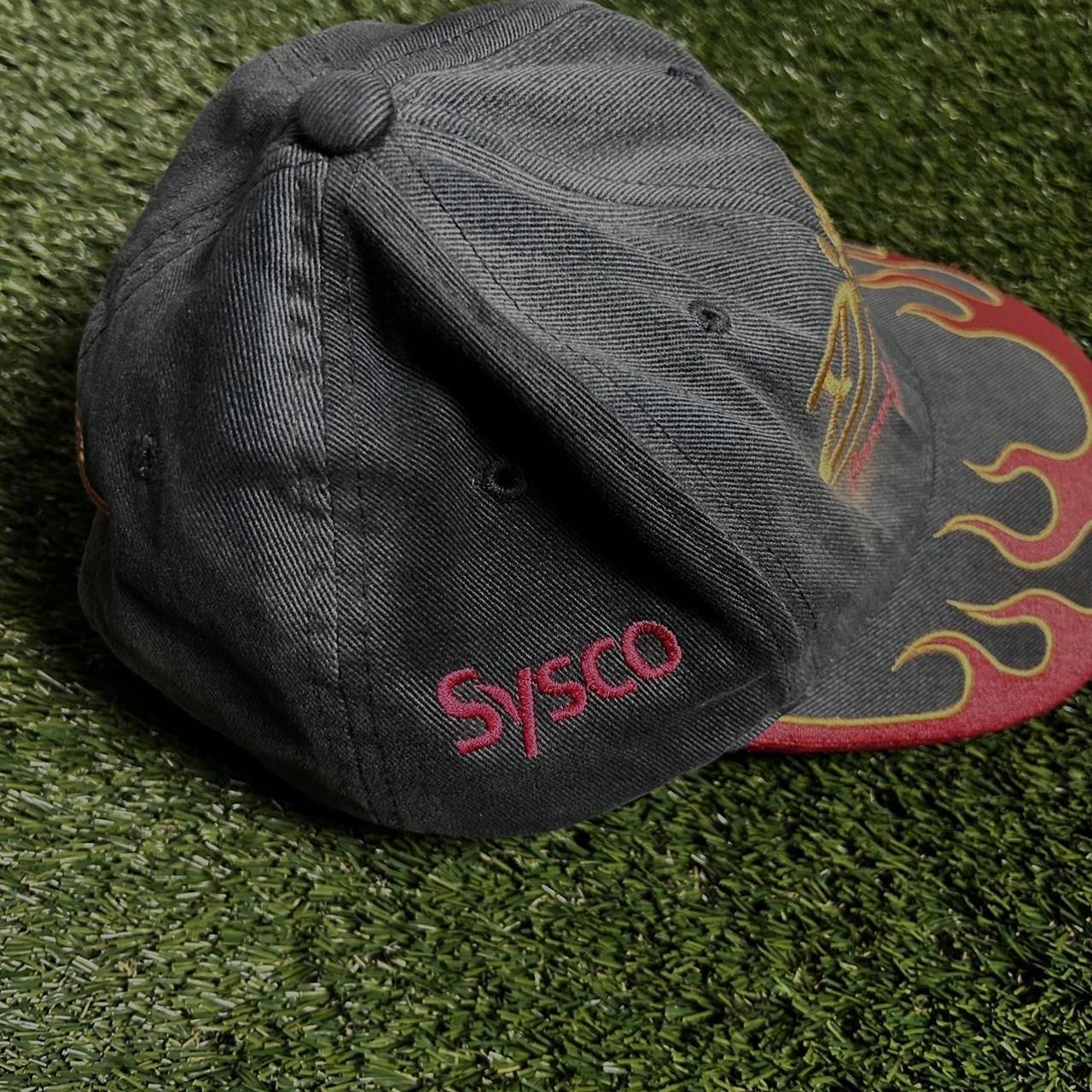 Faded flames hat -Velcro Strap -Dm for questions - Depop