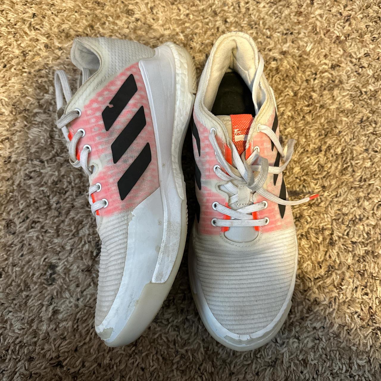 addias volleyball shoes great condition worn for... - Depop