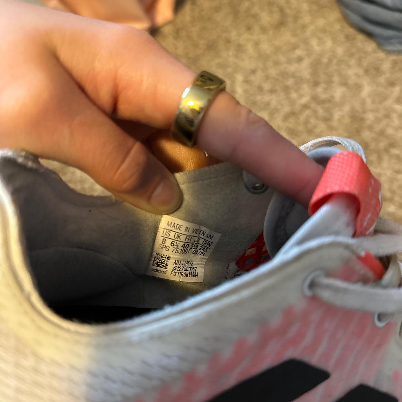 addias volleyball shoes great condition worn for... - Depop