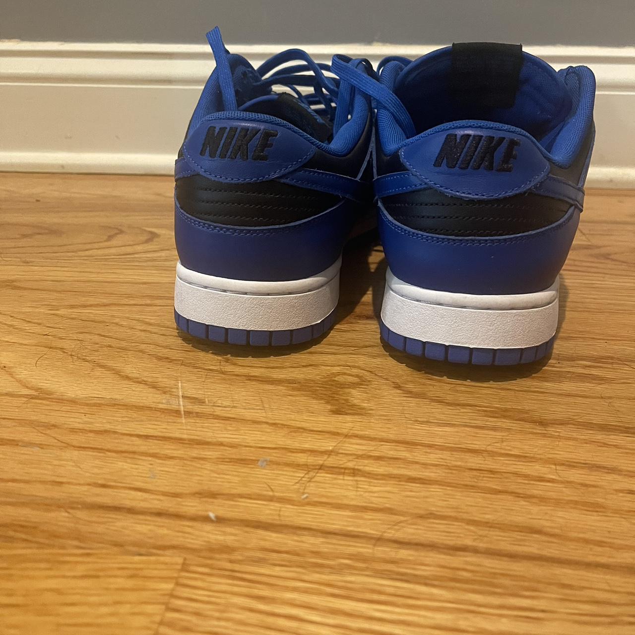 Cobalt Dunks Worn Twice No Box - Depop