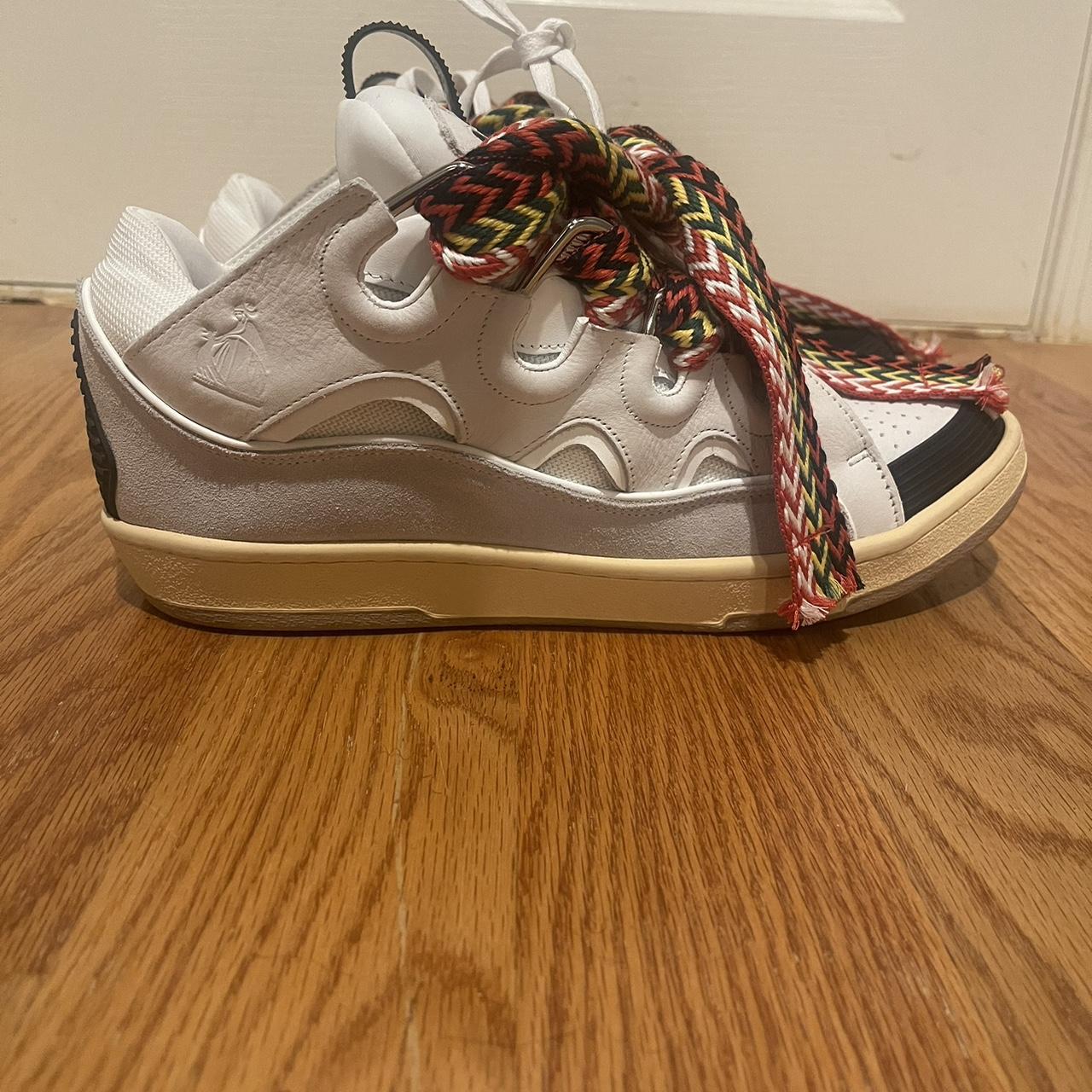 Lanvin Curb Sneaker Never Worn No box - Depop