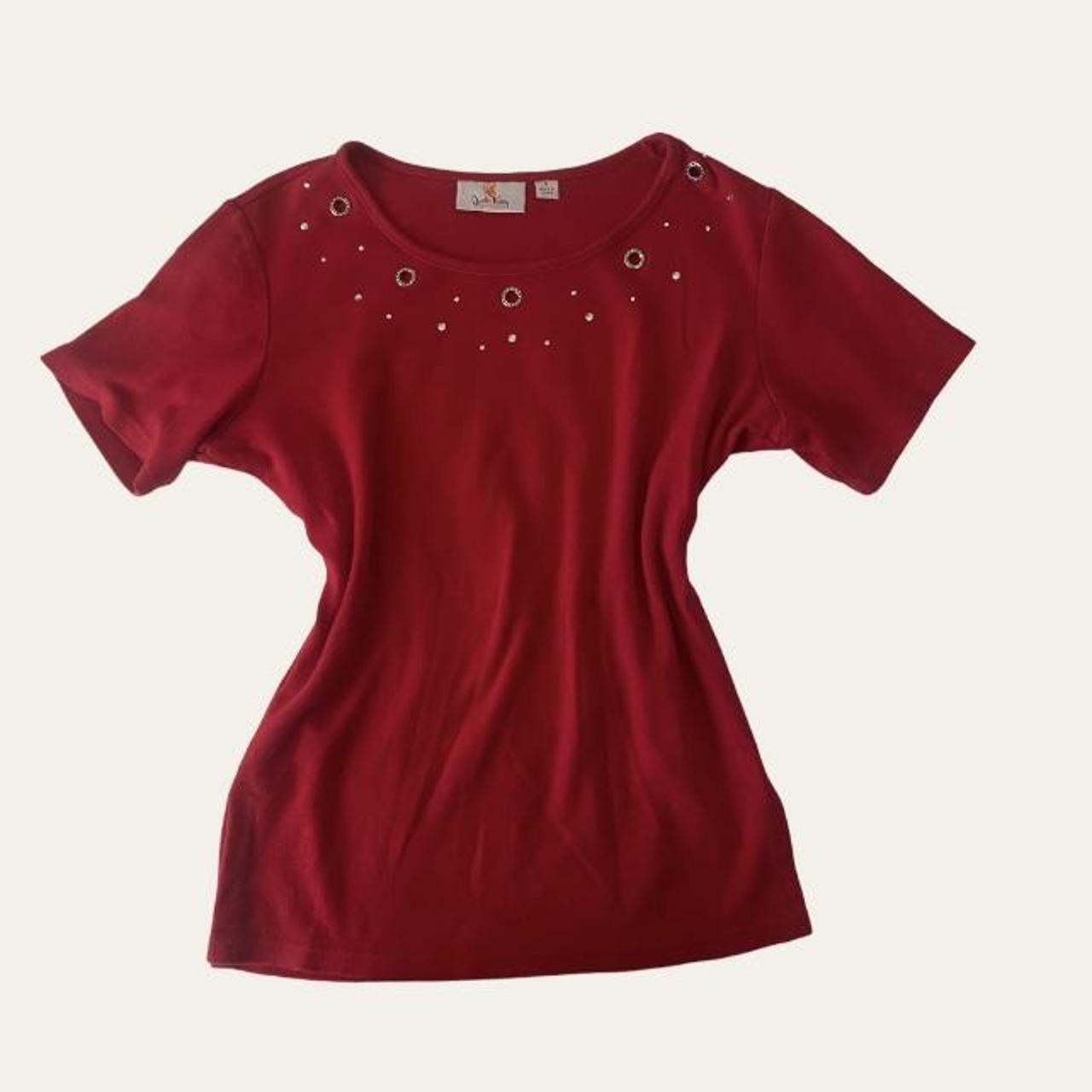 y2k gem shirt ☆*: my grandma tailored the sides... - Depop