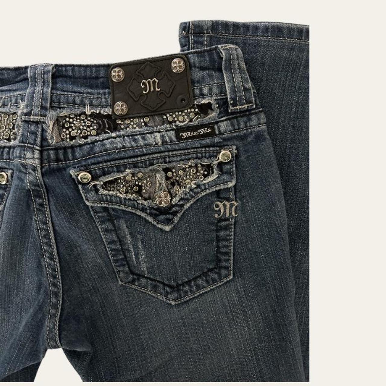 Miss Me Jeans Bootcut with Gems ☆*: Fits like a... - Depop