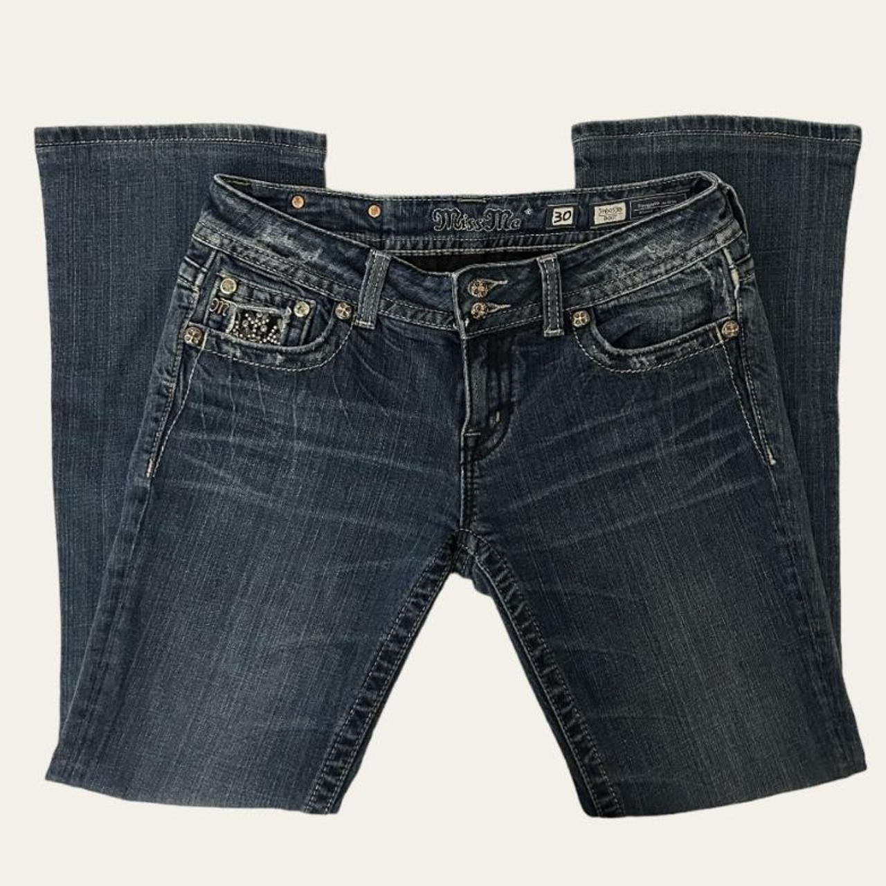 Miss Me Jeans Bootcut with Gems ☆*: Fits like a... - Depop