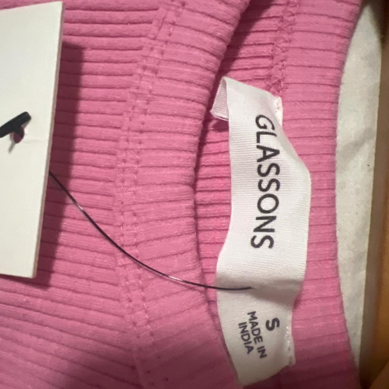 GLASSONS PINK TANK - Depop