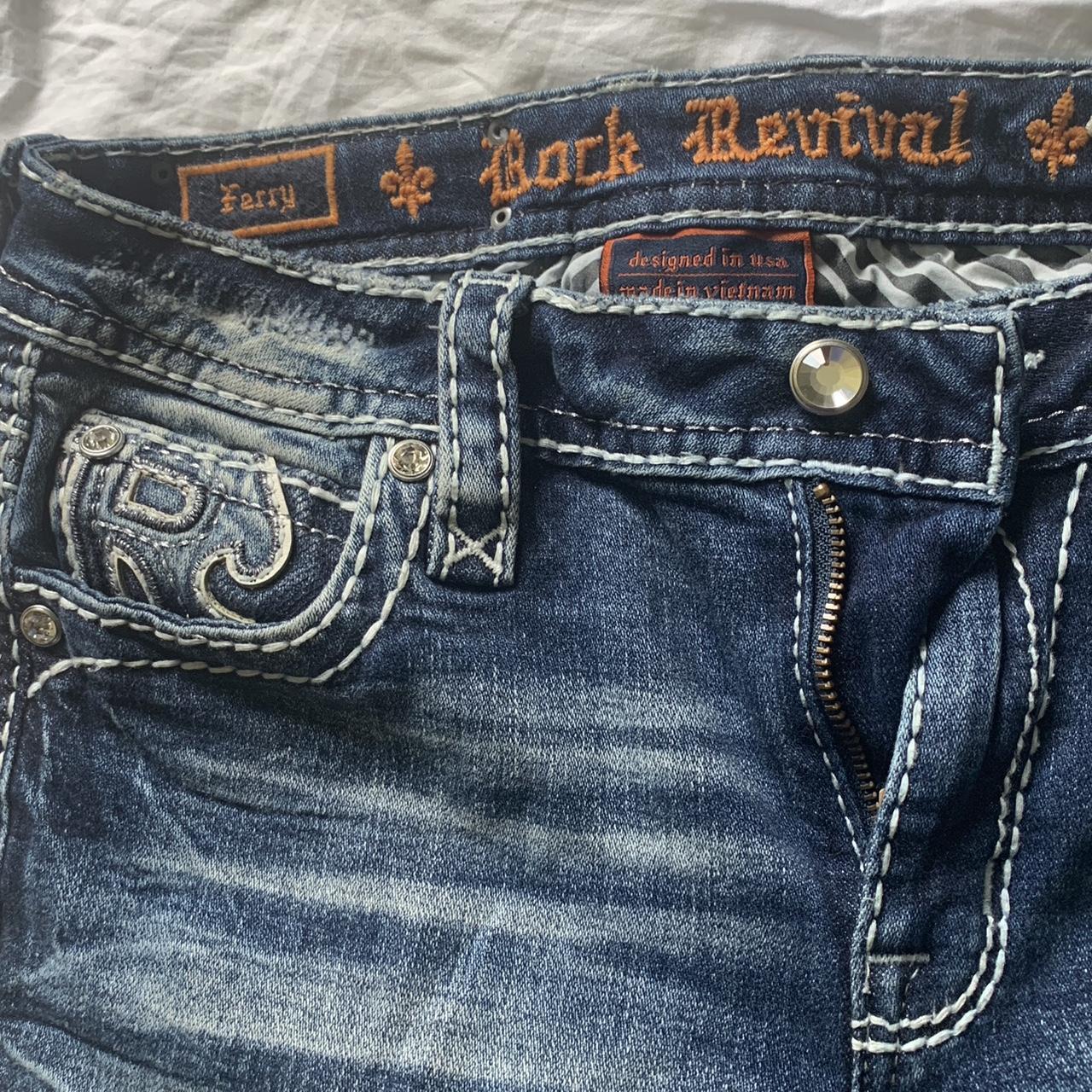 Rock Revival Skinny Jeans Like new only worn once... - Depop