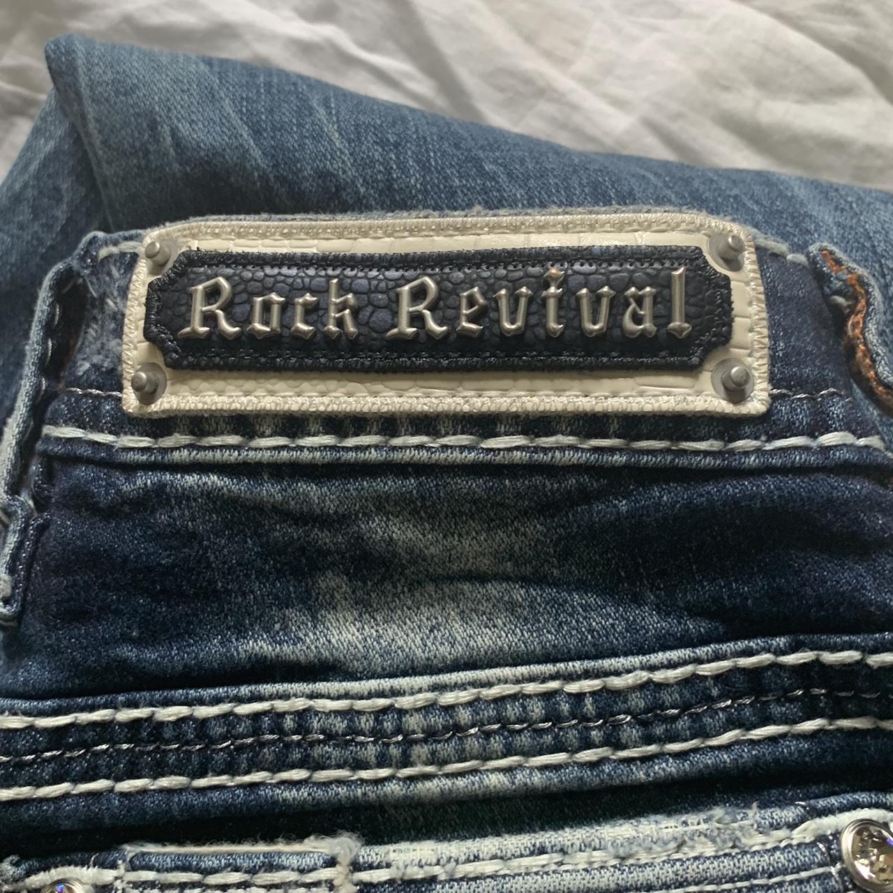 Rock Revival Skinny Jeans Like new only worn once... - Depop