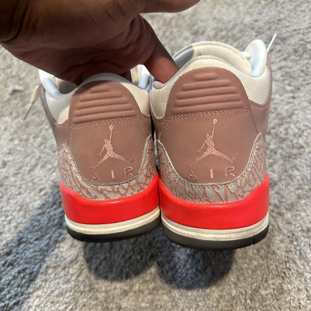 Jordan 3 “rust pink” W 11.5/ M 10 Worn not in... - Depop