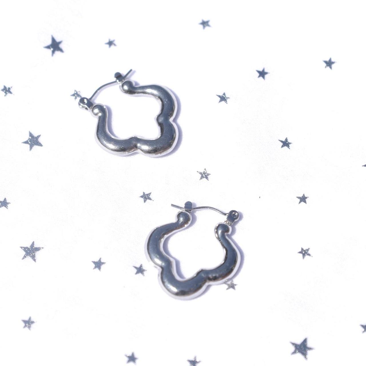 Clover Hoops! Hoops are 100% STAINLESS STEEL! Hoops... - Depop