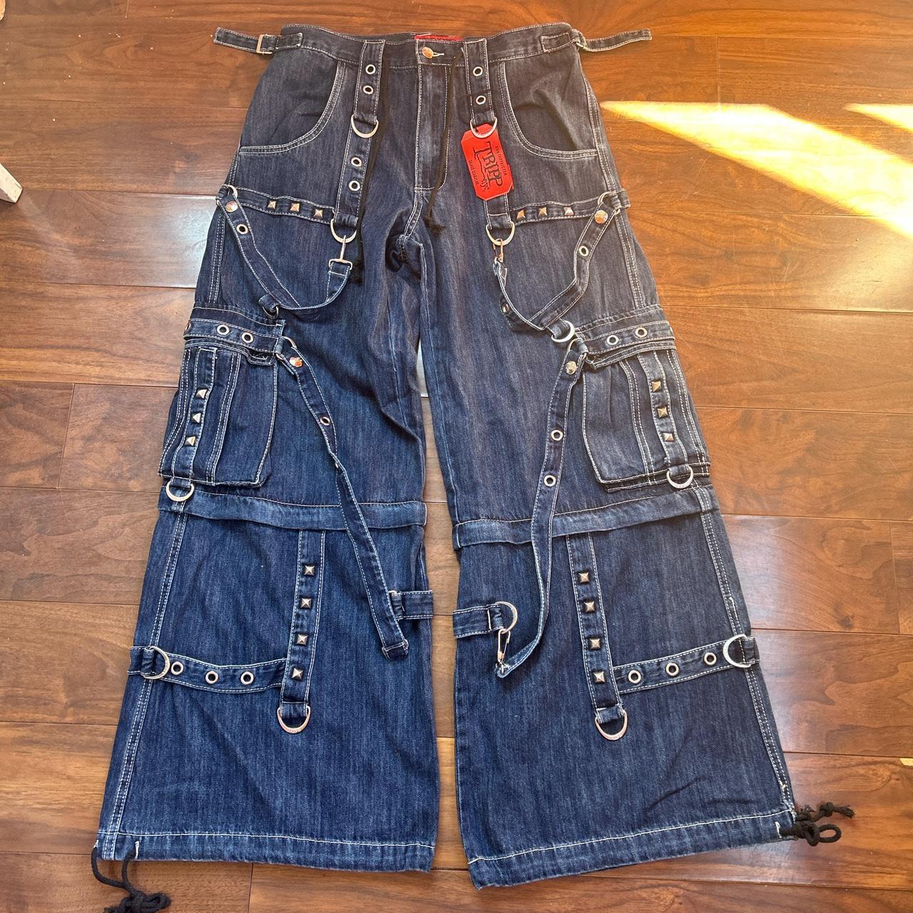Tripp NYC Wide Leg Indigo Denim... - Depop