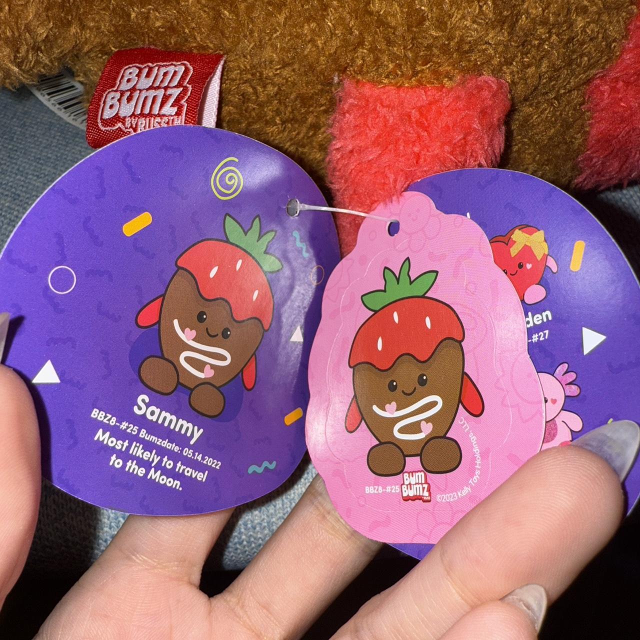 Sammy the Strawberry Bum Bumz is about 7.5 inches... - Depop