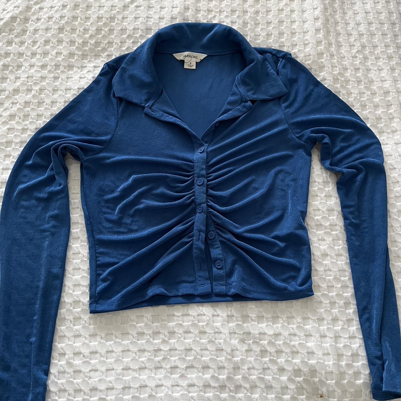 GLASSONS Blue top - Depop