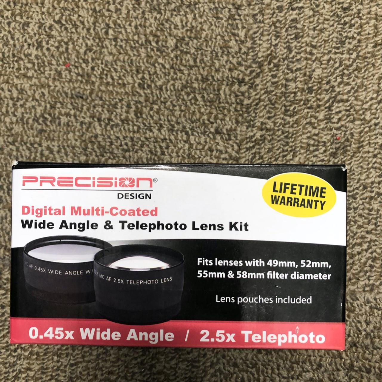 Precision Design - Wide angel and telephoto lens... - Depop