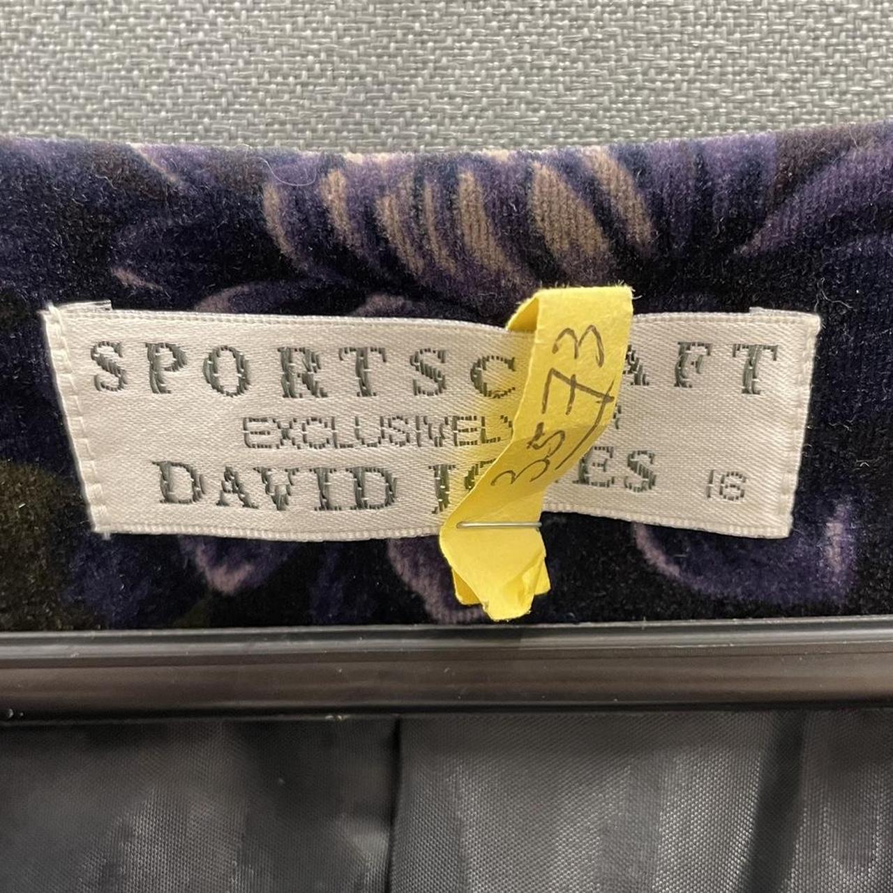 Sportscraft for David Jones Vintage Velvet Floral... | Depop