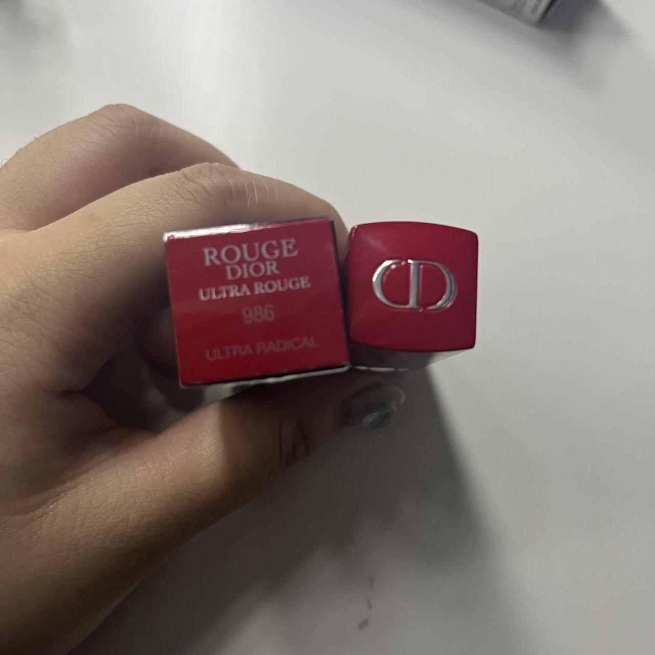 Christian Dior Ultra rouge lipstick, shade 986 ultra... - Depop