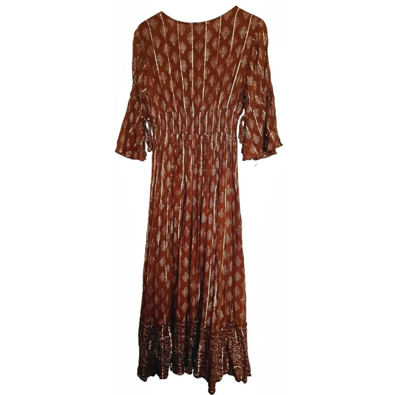 Anthropologie Me 2 Magic Size XL Brown Fall Sequin... - Depop