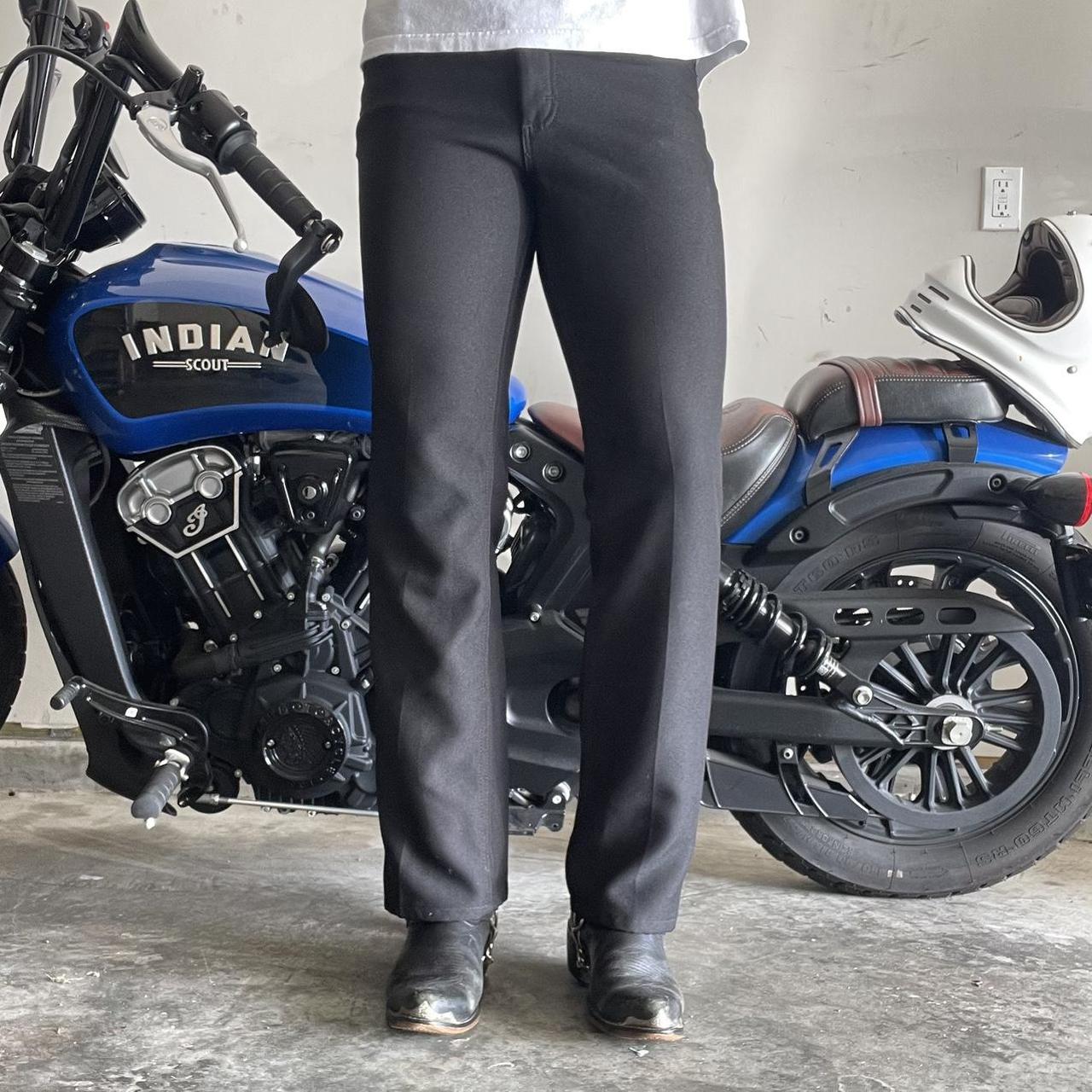 Wrangler Wrancher Dress Jeans Tagged 33x32 Fits... - Depop