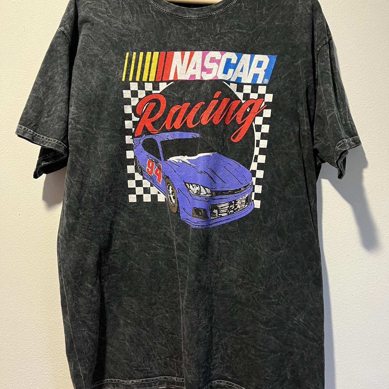 L black NASCAR Racing T-shirt. Worn 3 times - Depop