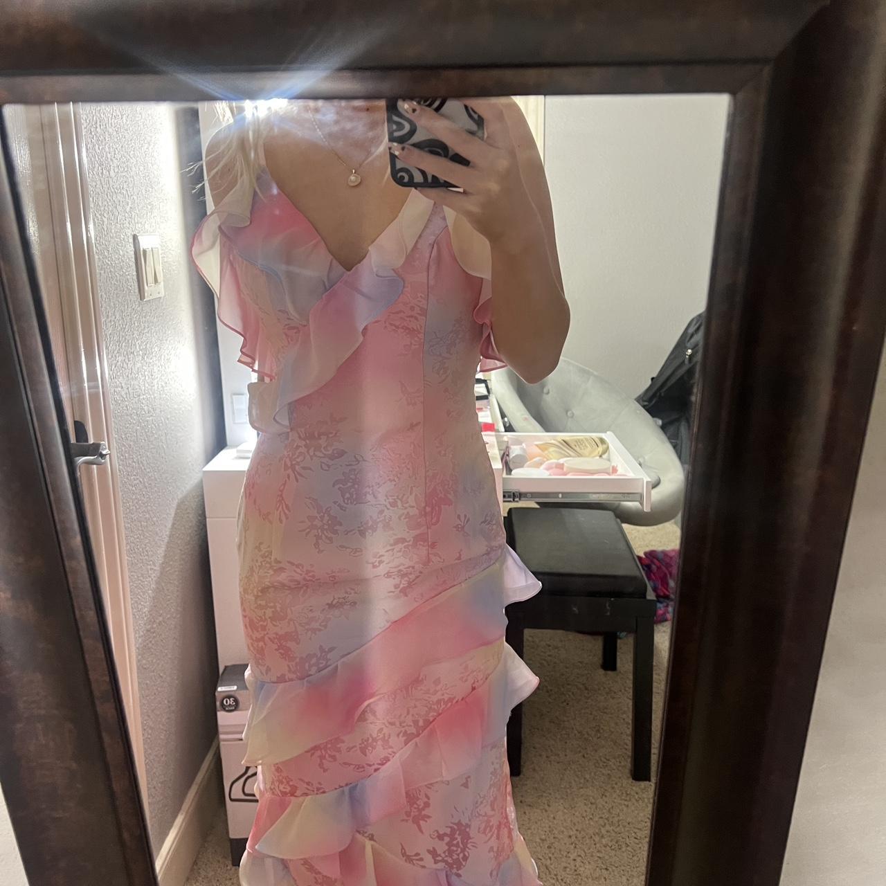 Loveshackfancy Rialto Ruffled Silk-Blend Gown - Depop