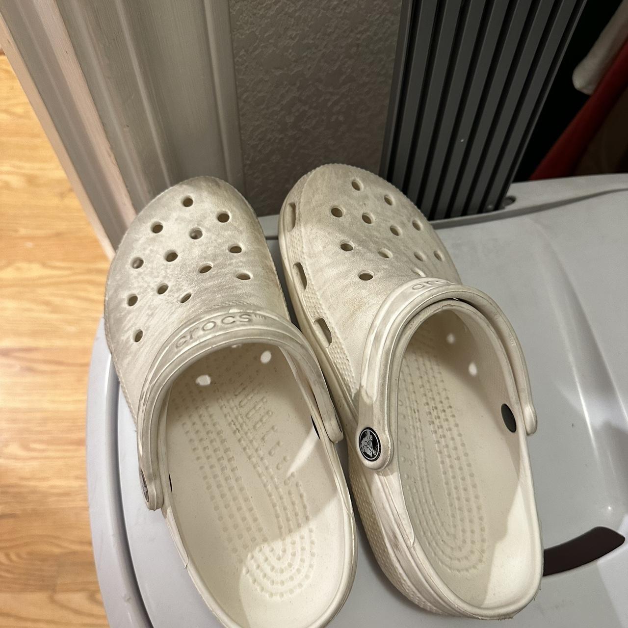 White crocs - Depop