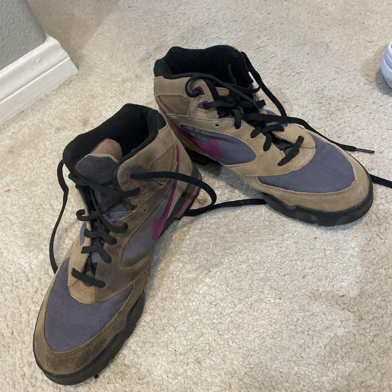 Pretty color scheme Nike boots. Very comfy and super... - Depop