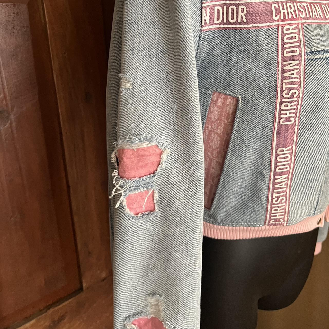 Handmade custom Dior jacket with upcycled dior denim... - Depop