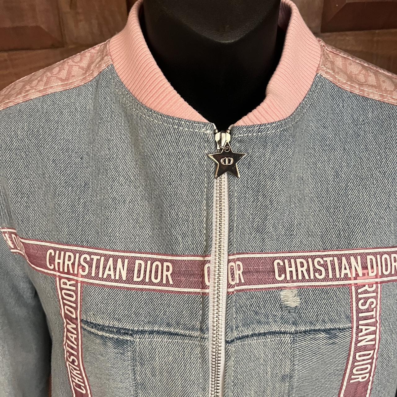 Handmade custom Dior jacket with upcycled dior denim... - Depop
