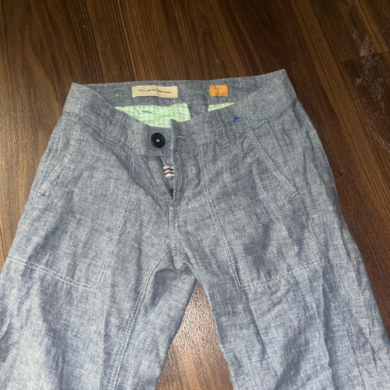 Anthropology low rise pants. looks wrinkly but SO... - Depop