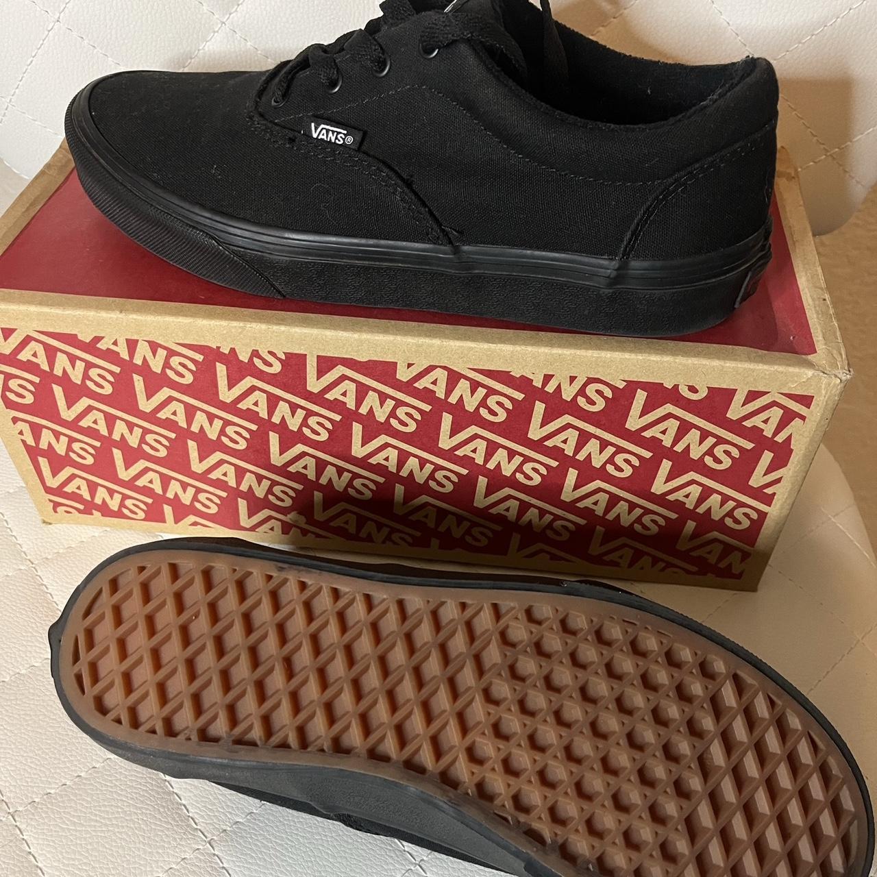 Brand new Black Vans Size 6 youth women’s 7 (Brand... - Depop