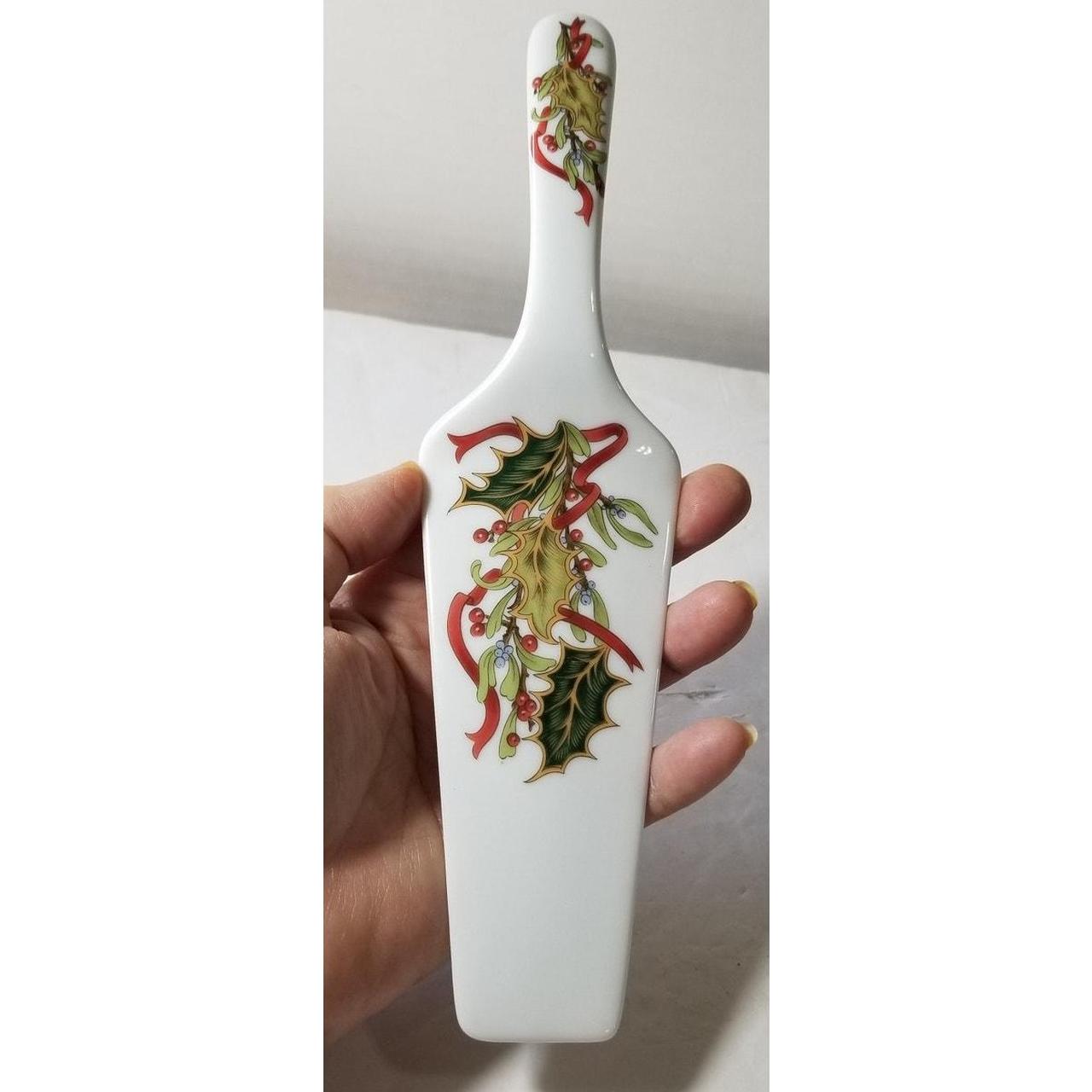 Vintage porcelain cake server from Andrea (1.1280)... | Depop