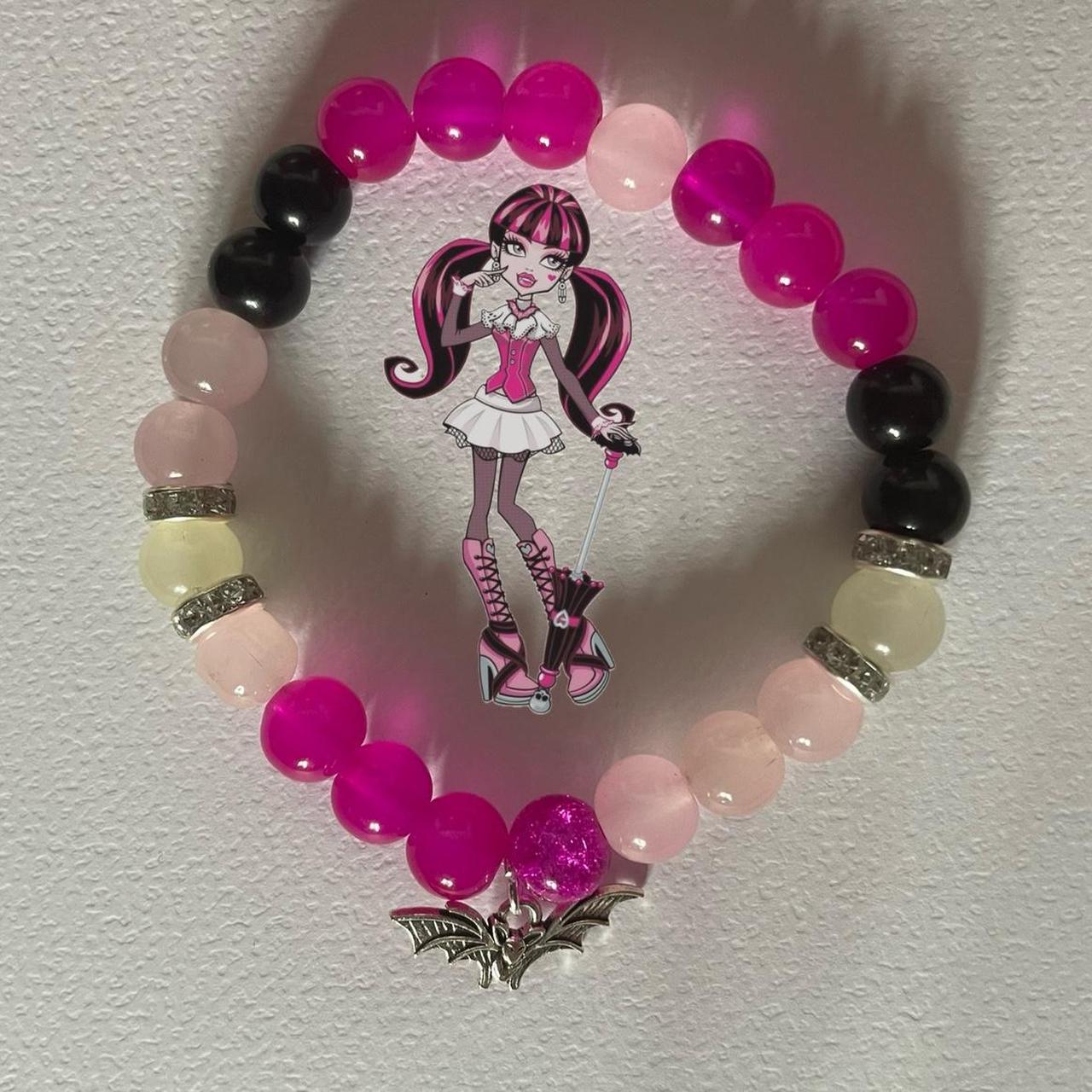 Monster high draculaura handmade bracelet... - Depop