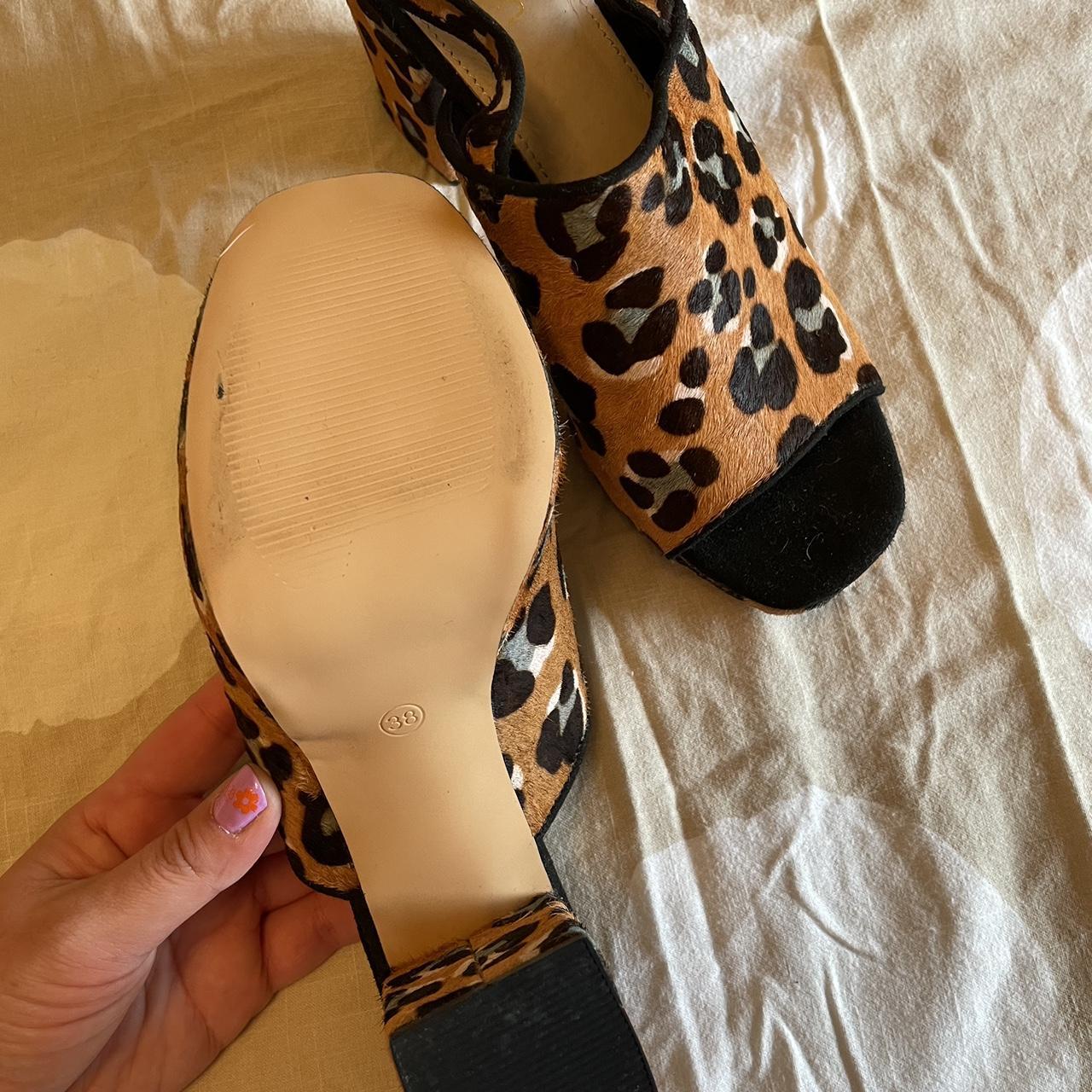 Gorman- leopard print platforms, gently worn a... - Depop