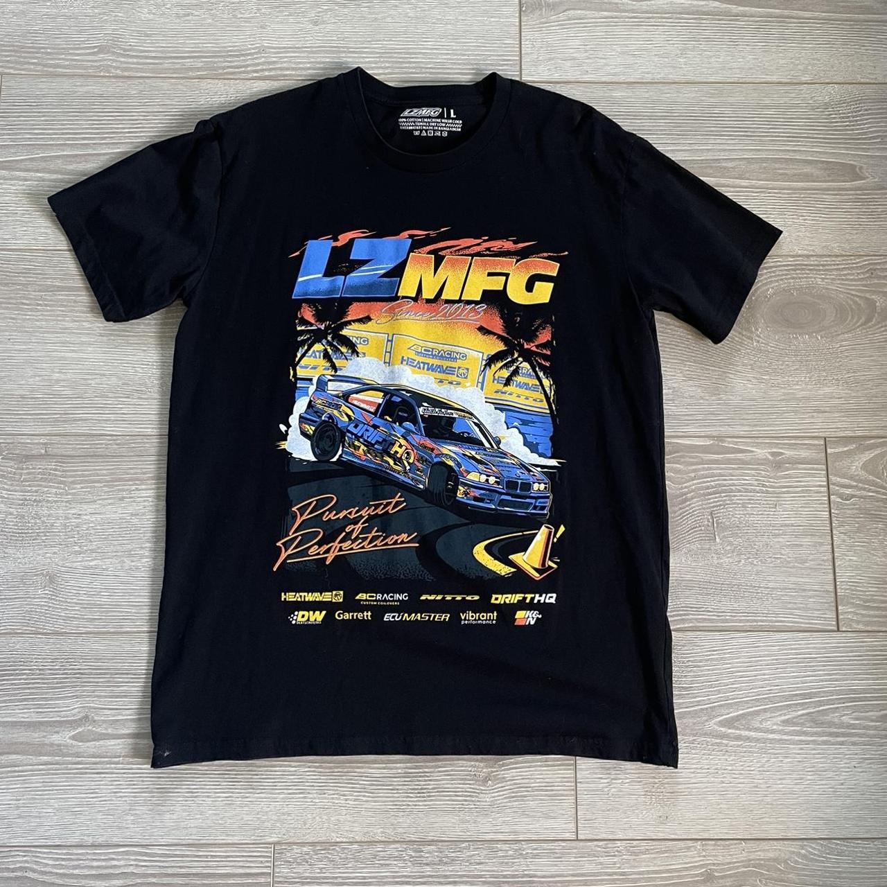 LZMFG car tee size L excellent condition - Depop
