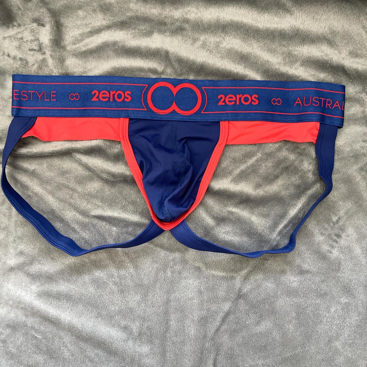 2eros men’s medium jockstrap. Gently used, but feels... - Depop