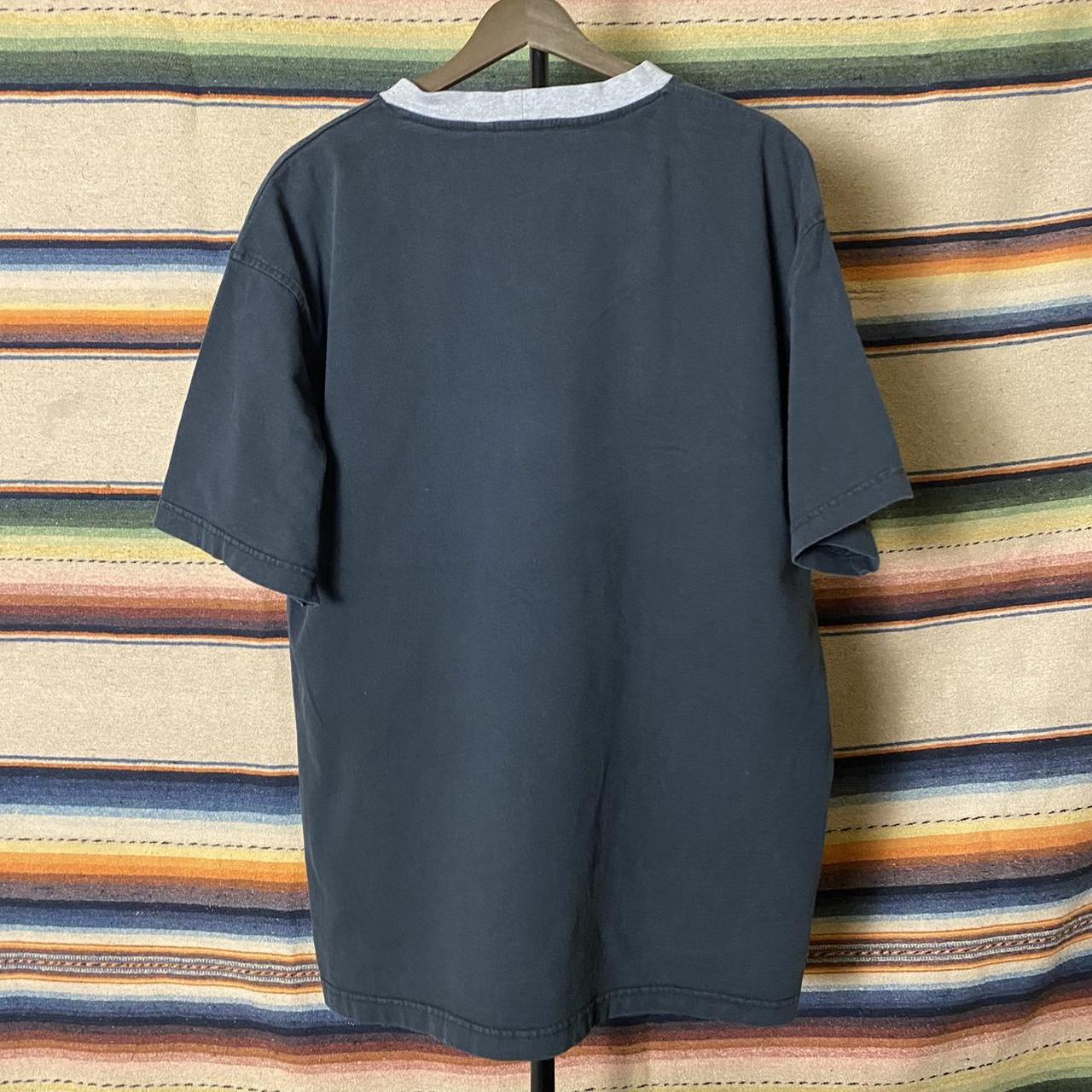 VINTAGE 00s BLACK NIKE T-SHIRT MEASUREMENTS: P2P:... - Depop