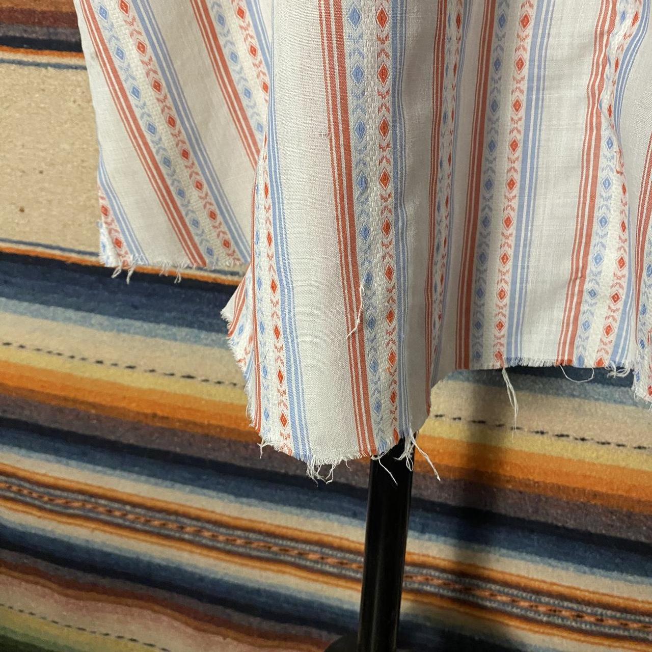 VINTAGE 70'S STRIPED BUTTON UP WESTERN... - Depop