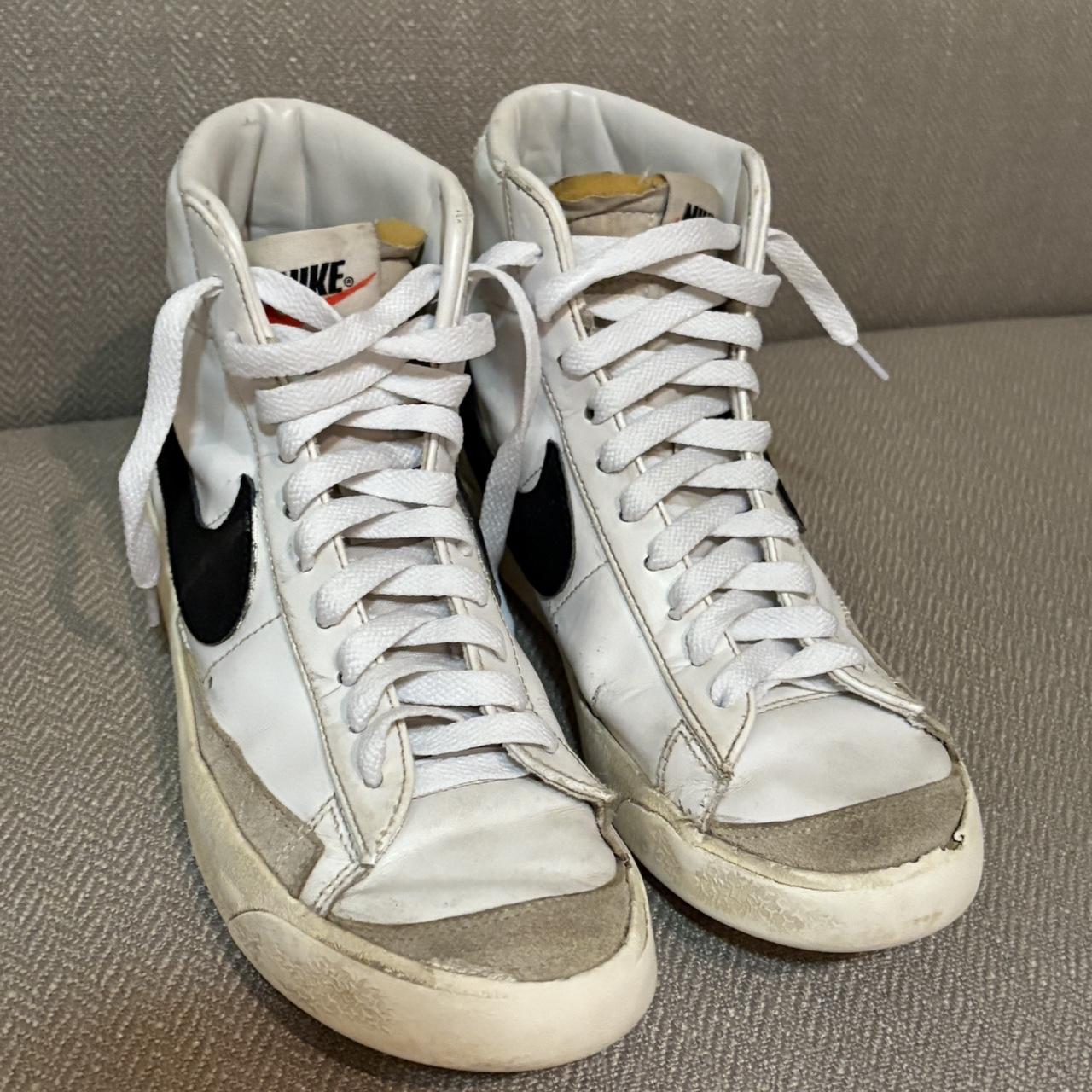 Nike Blazer high top + HEIGHT BOOSTERS (removable)... - Depop