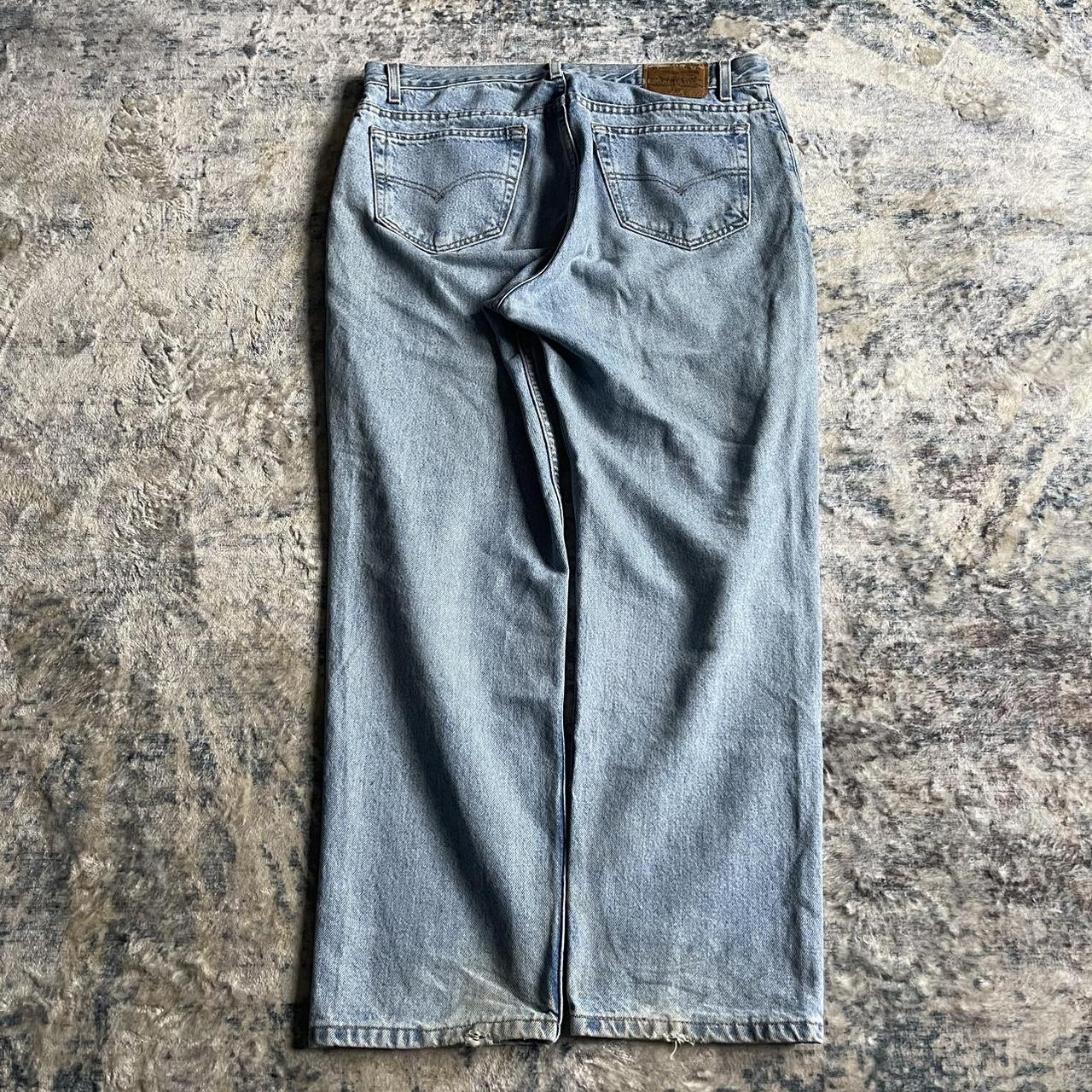 Vintage brown tab levi’s silver tab style size 36x29 - Depop