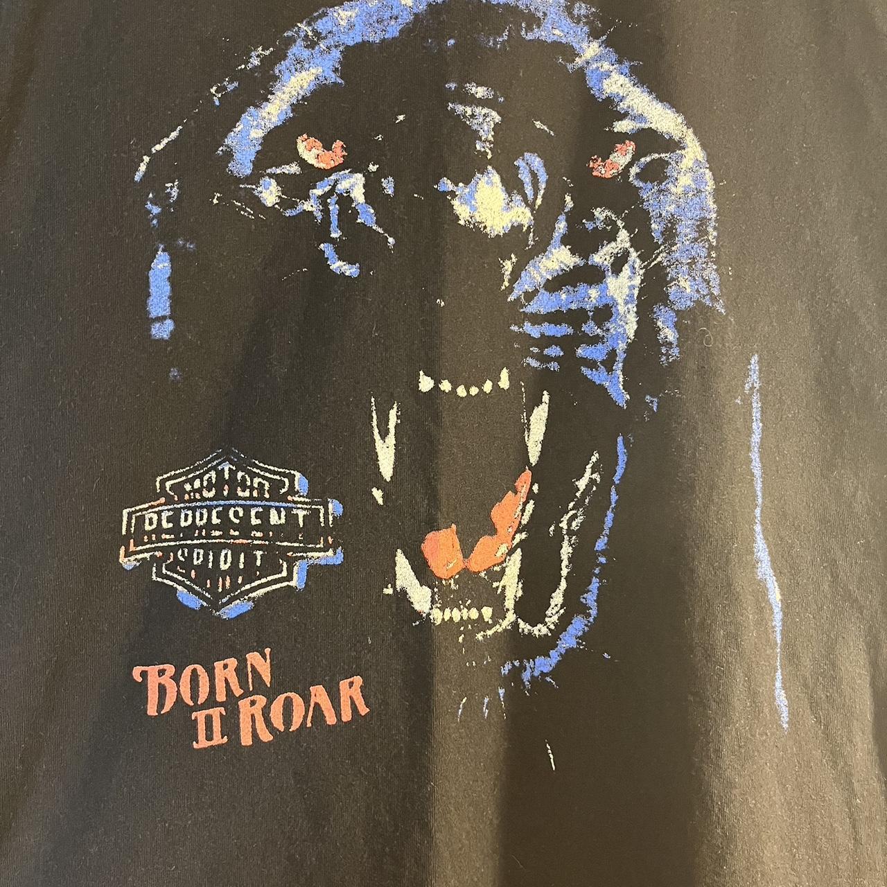 Sick Harley Davidson 3d Emblem style “Represent” t... - Depop