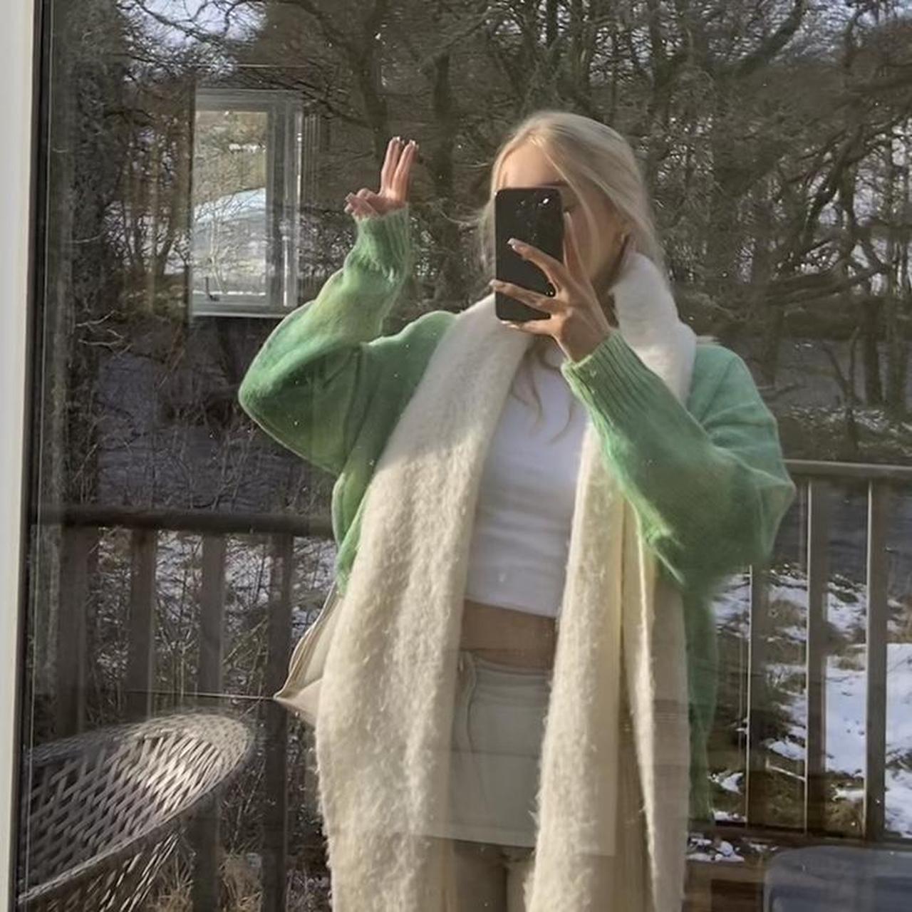 Motel rocks green tie dye cardigan size M , is... - Depop