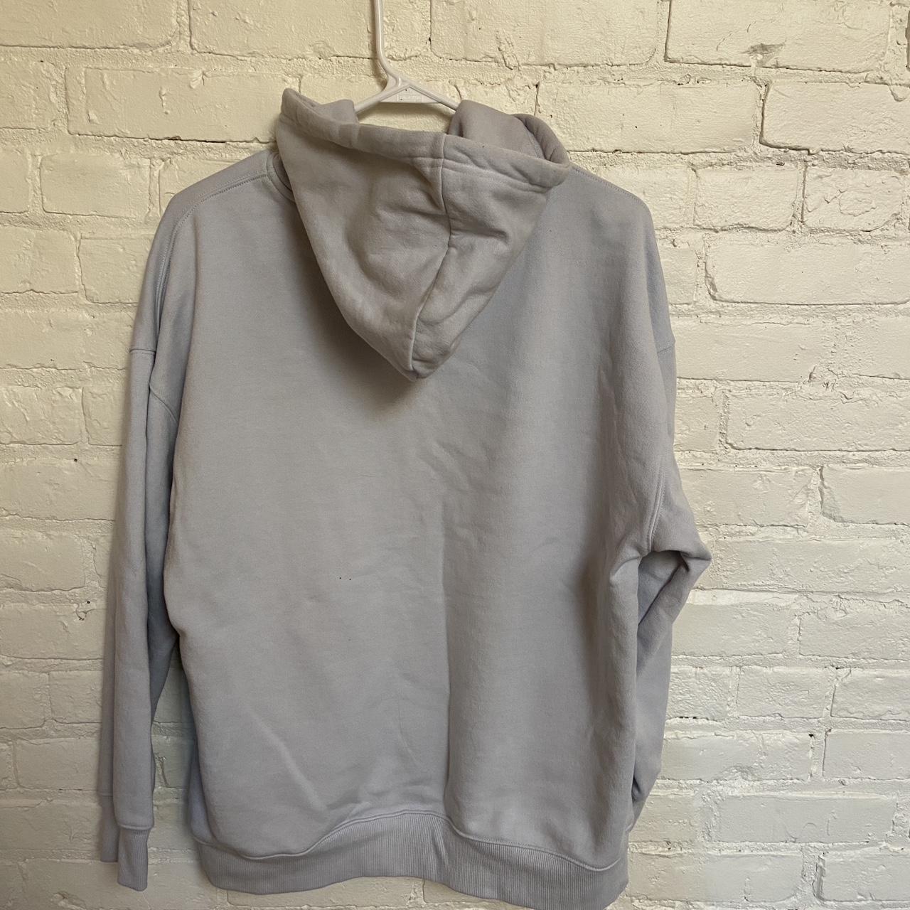 forever 21 oversized hoodie- light blue make up... - Depop