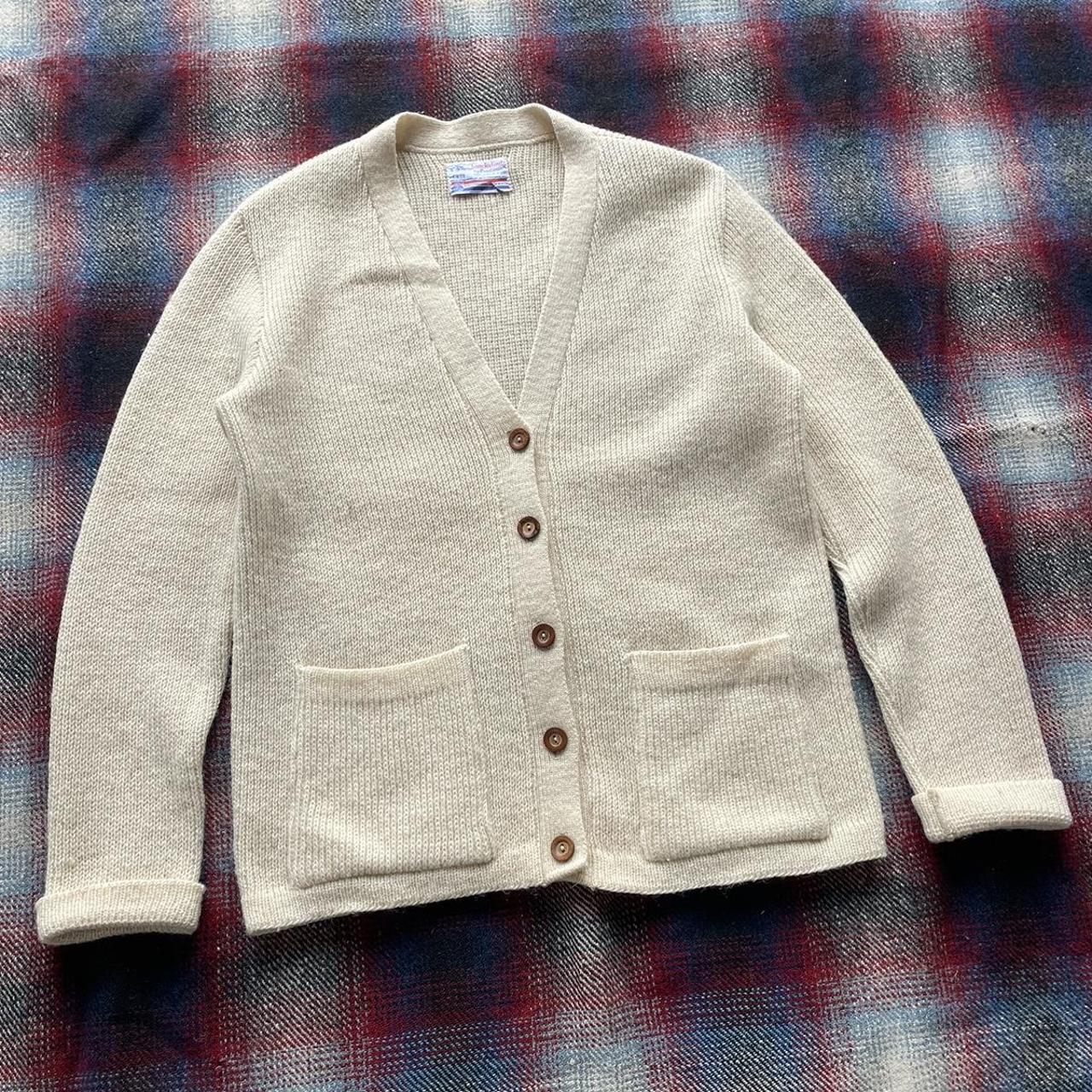 Pendleton Men's Cream Cardigan | Depop