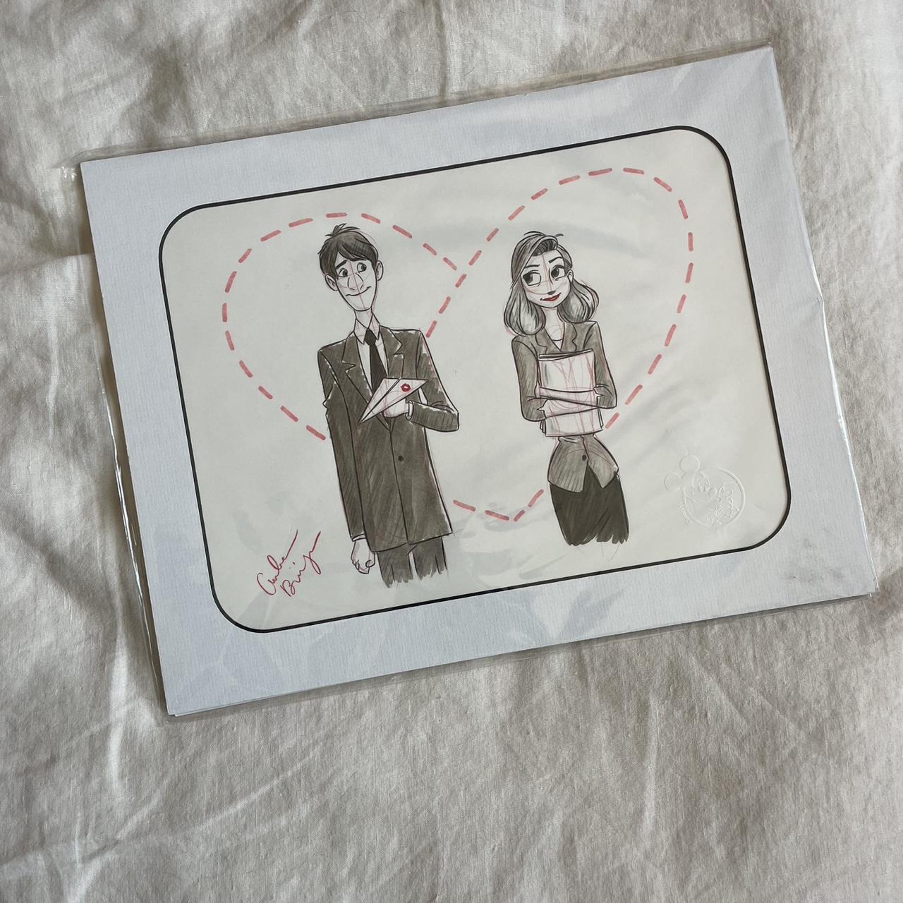 Disney short Paperman art print. It was the short... | Depop