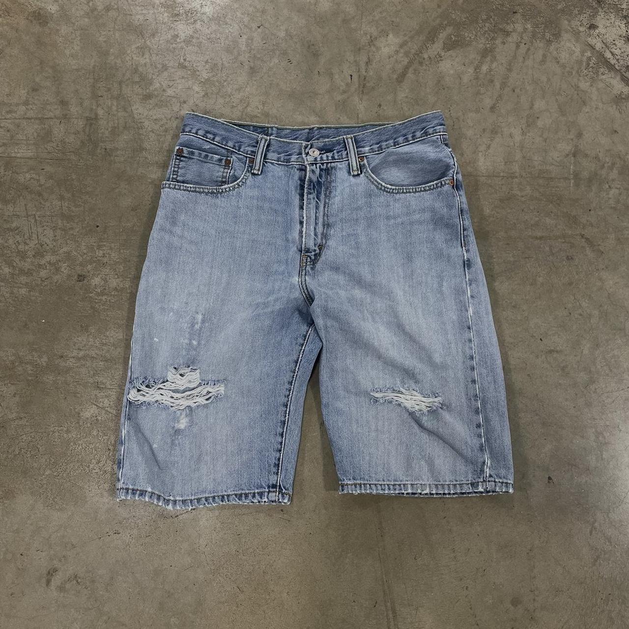 Levi's Men's Blue Shorts | Depop