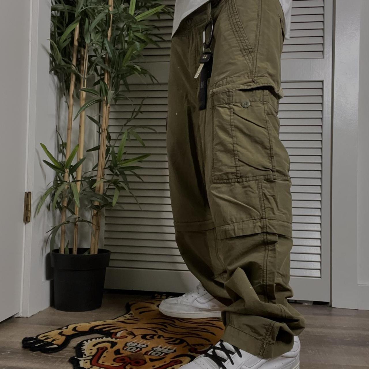 Crazy vintage Y2K rave core Jnco wide leg style... - Depop