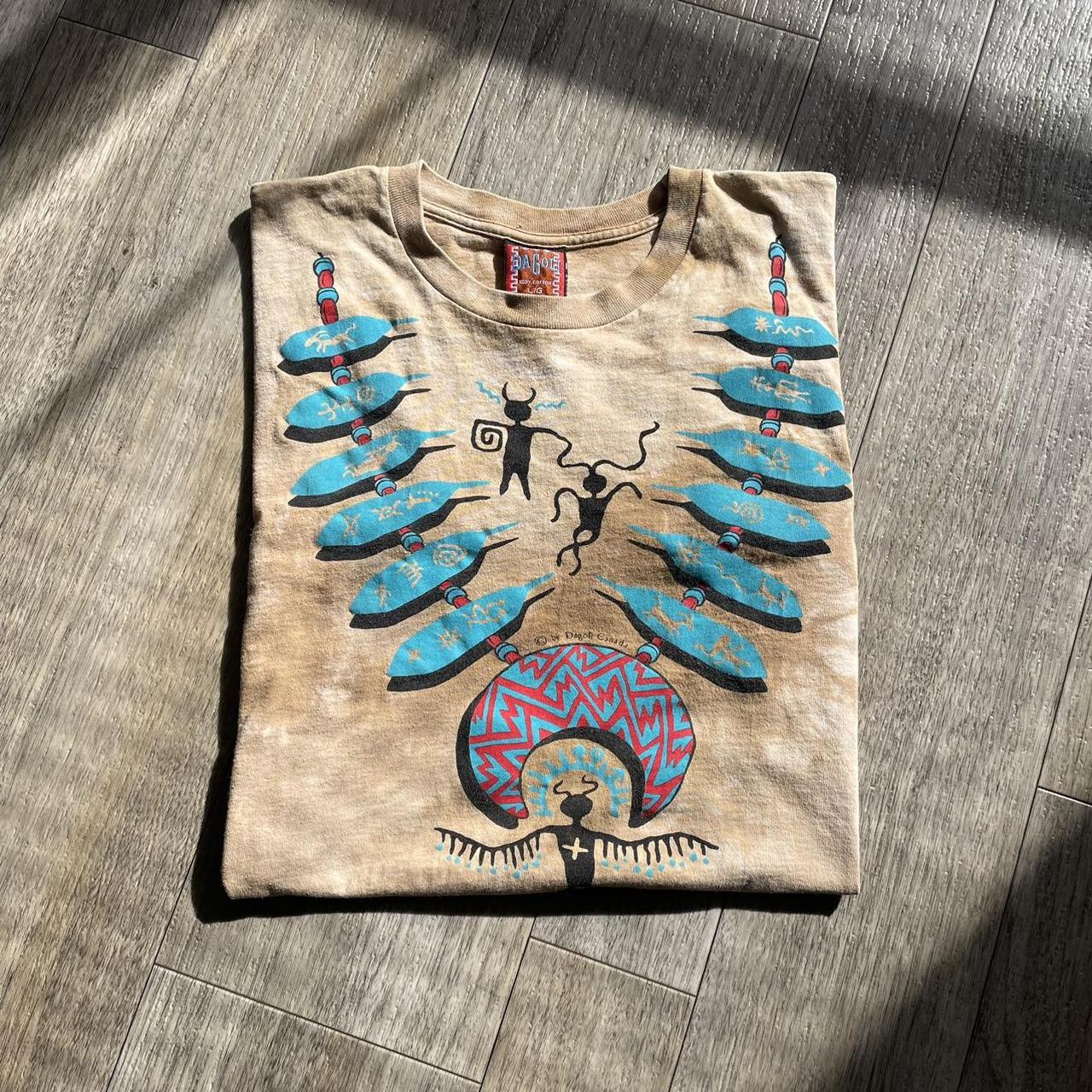 Vintage 90s Navajo Turquoise Native American Squash... - Depop