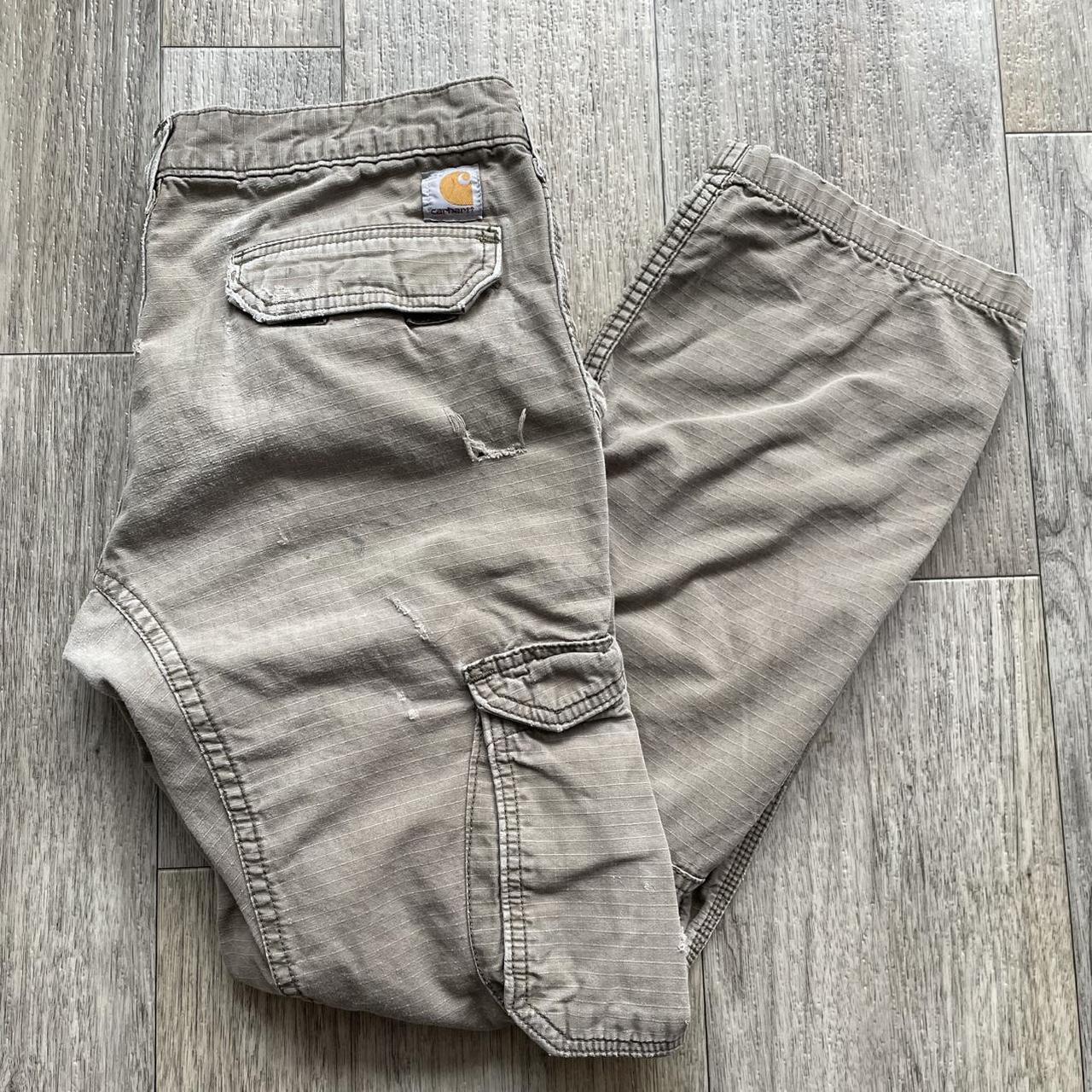Vintage 90s Faded Tan Carhartt Tactical 5.11 Style... | Depop