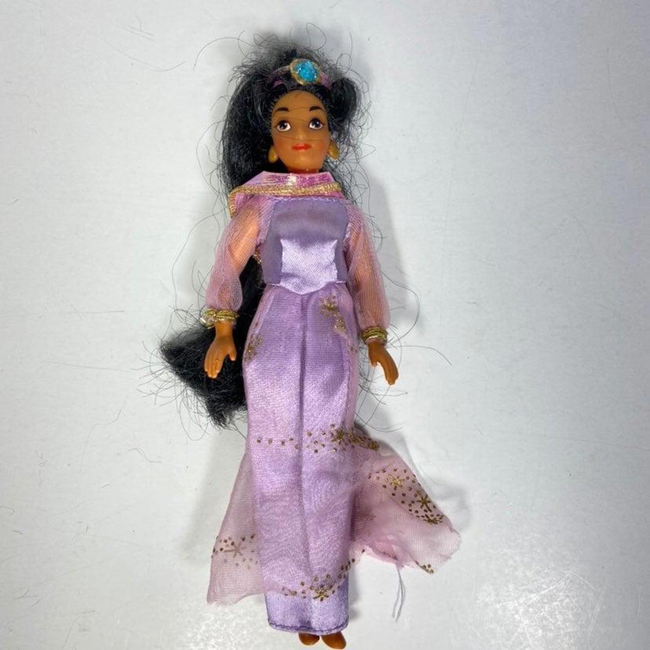 7" Vintage Disney Aladdin Purple Princess Jasmine -... - Depop