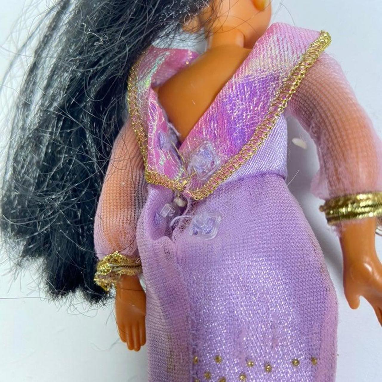 7" Vintage Disney Aladdin Purple Princess Jasmine -... - Depop